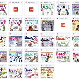 800+ Beading & Jewelry Magazines | Lot of Books, Instructions, Patterns ...