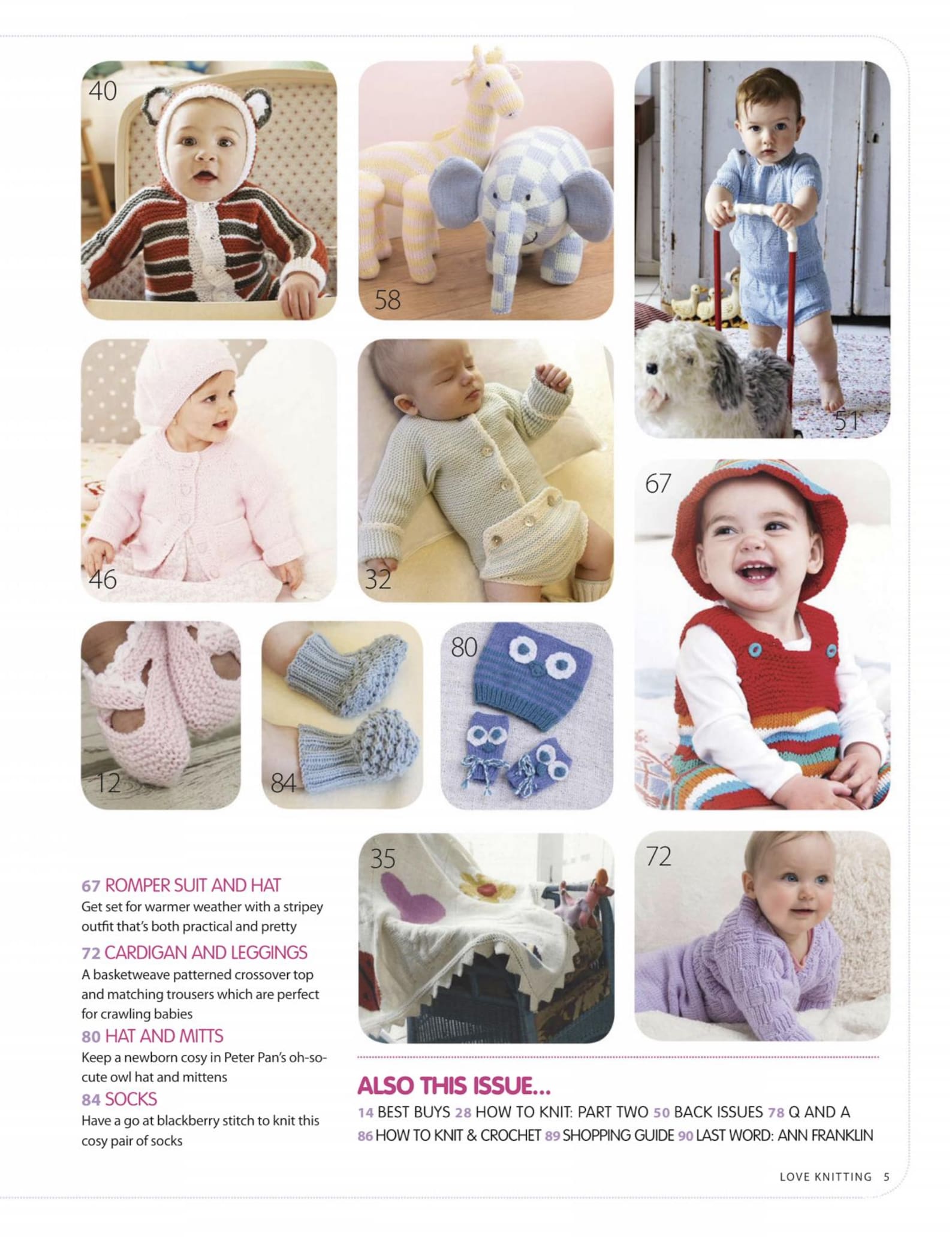 24 Love Knitting for Baby Magazines | Bundle of Baby Knitting Patterns ...