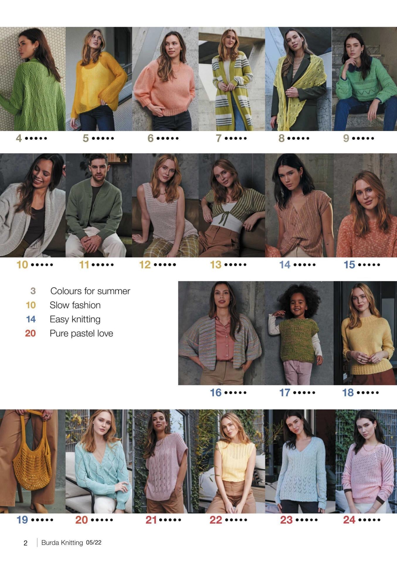 27 Burda Knitting Magazines | Modern Knitting Magazine Bundle ...