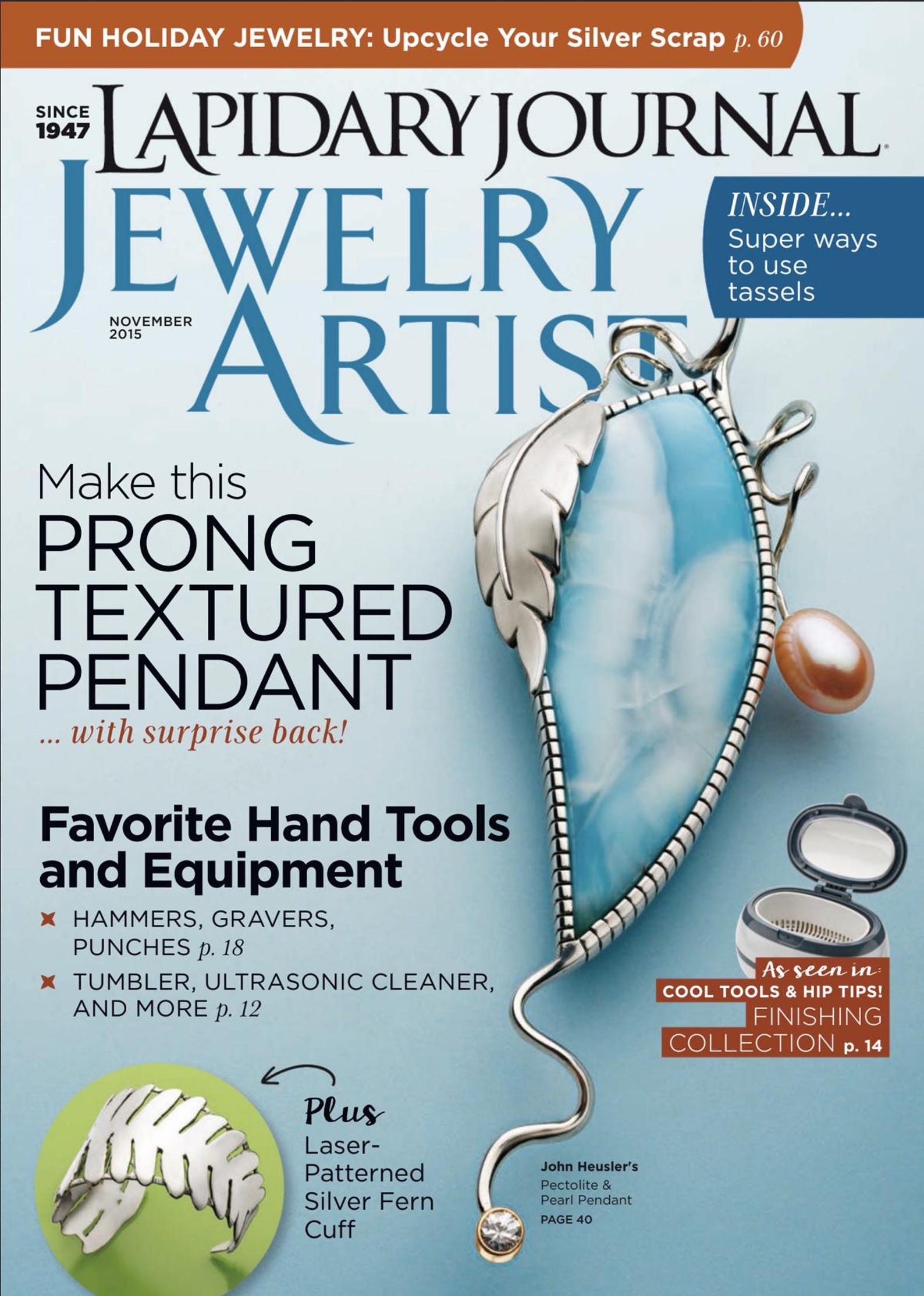 53 Lapidary Journal Jewelry Artist Magazines | Beading and Jewelry ...