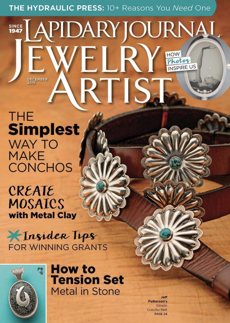 53 Lapidary Journal Jewelry Artist Magazines | Beading and Jewelry ...