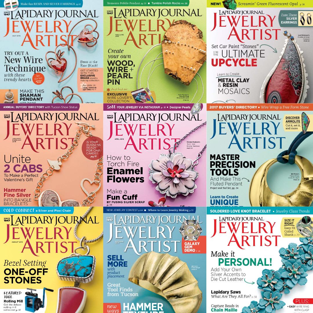 53 Lapidary Journal Jewelry Artist Magazines | Beading and Jewelry ...