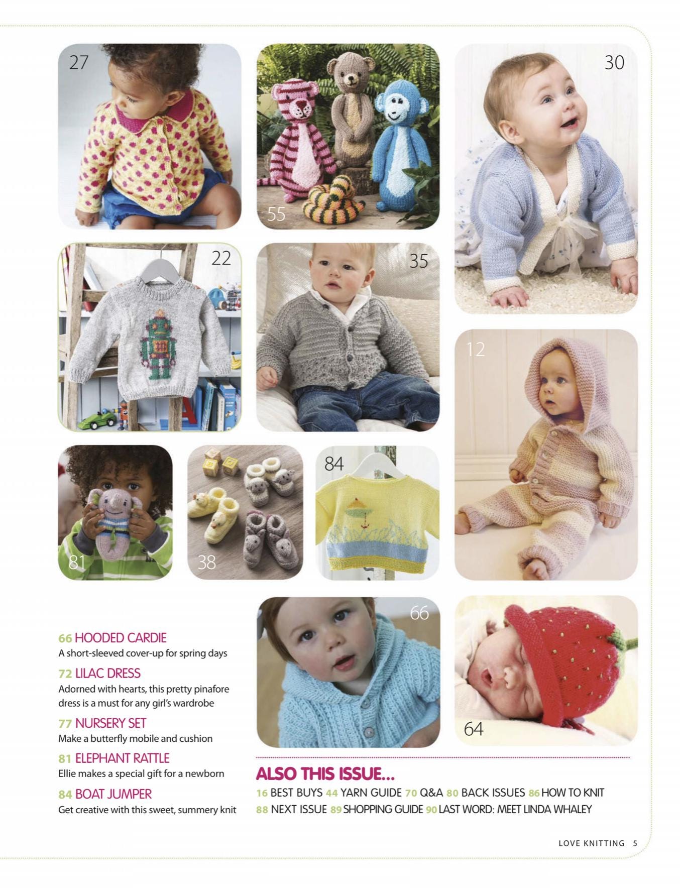 24 Love Knitting for Baby Magazines | Bundle of Baby Knitting Patterns ...