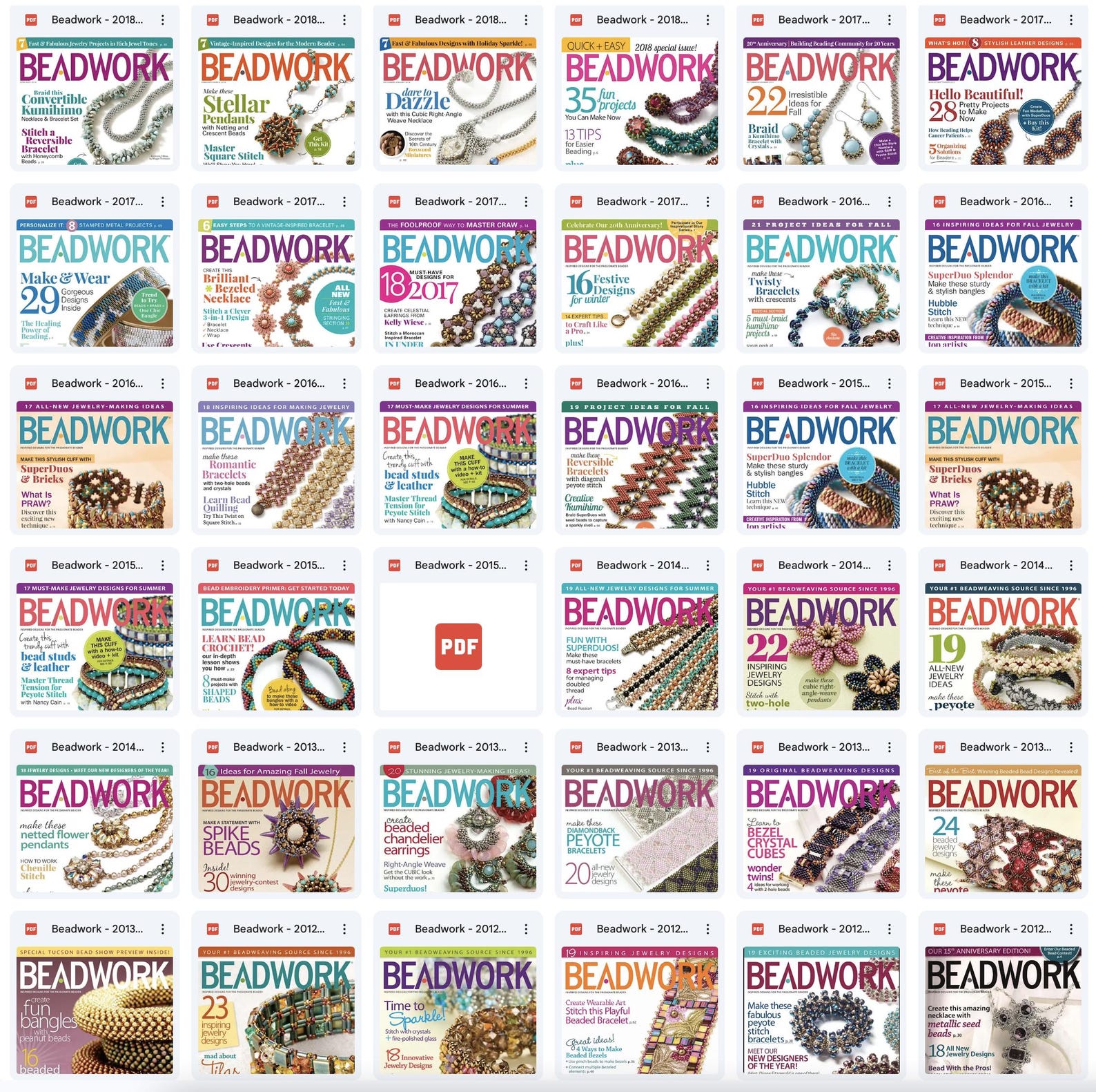 800+ Beading & Jewelry Magazines | Lot of Books, Instructions, Patterns ...
