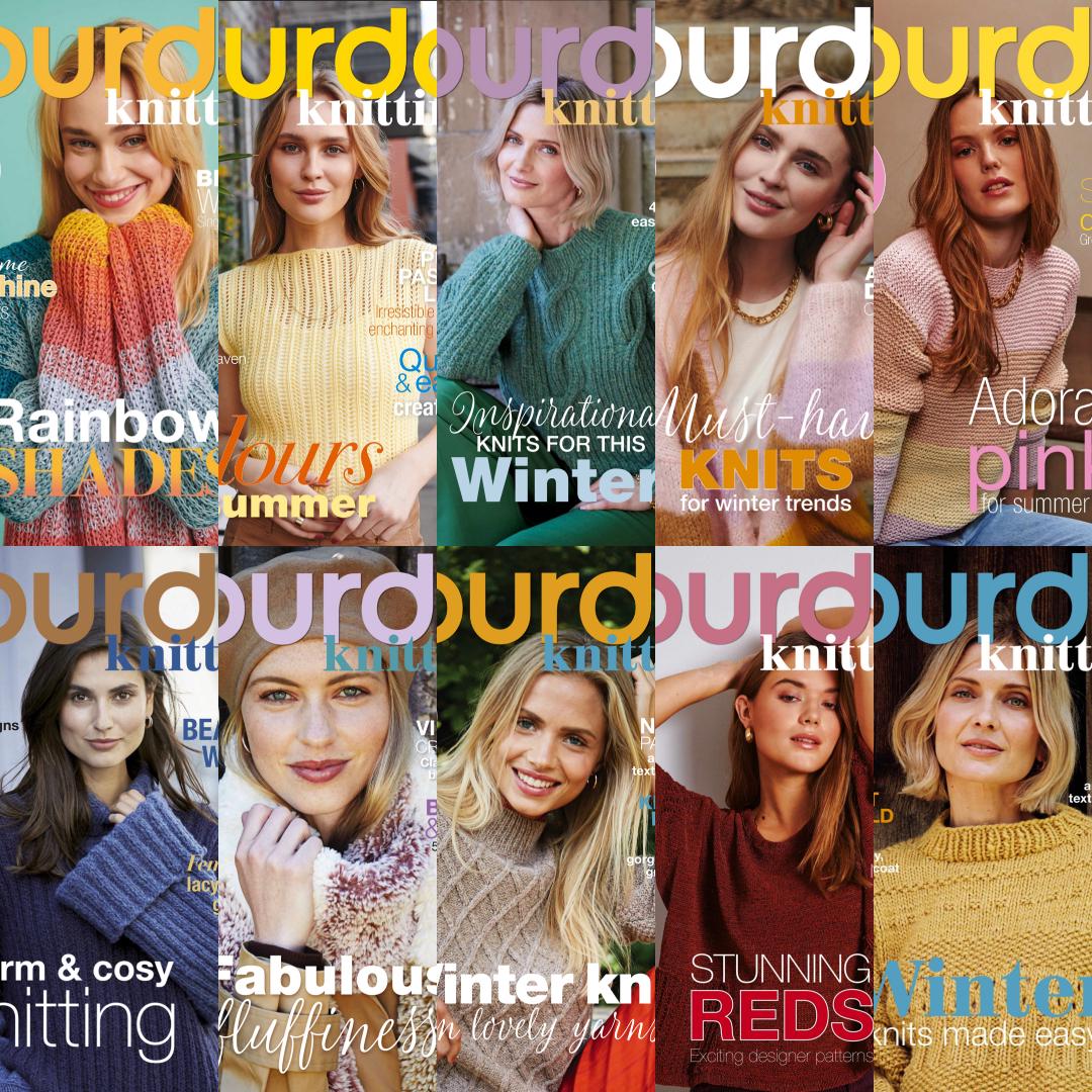 27 Burda Knitting Magazines | Modern Knitting Magazine Bundle ...