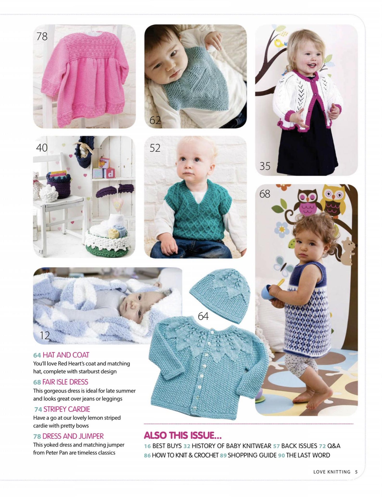 24 Love Knitting for Baby Magazines | Bundle of Baby Knitting Patterns ...