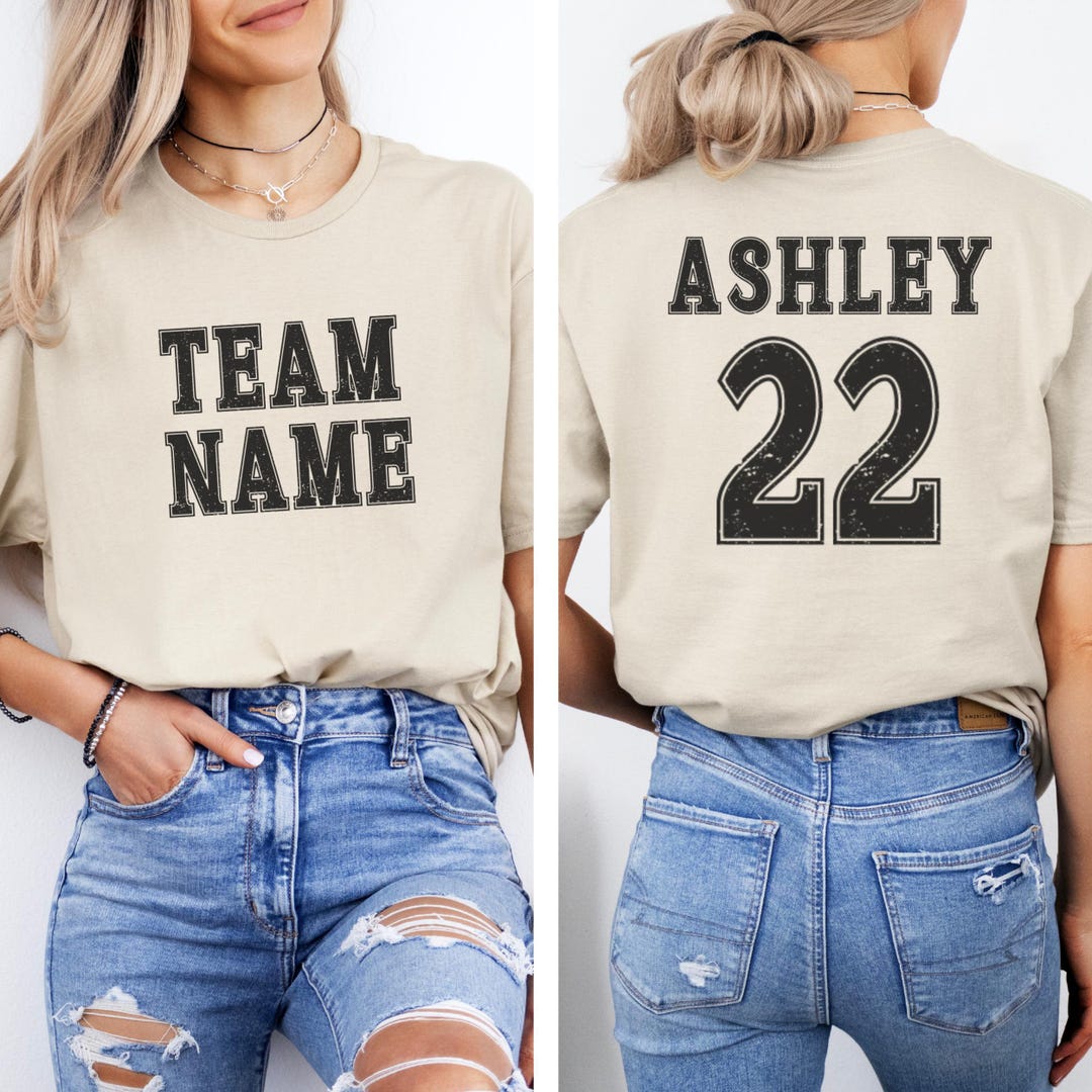 Custom Sports Shirt, Your Team Shirts, Personalized Sports Shirts ...