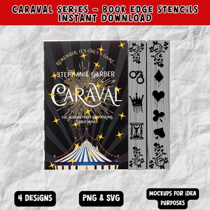 Caraval Series Inspired Book Edge Stencils for Sprayed Edges Booktok ...