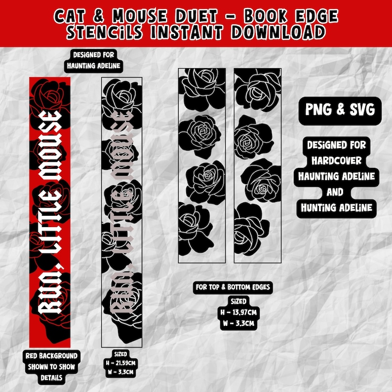 The Cat and Mouse Duet Haunting Adeline Hunting Adeline Stencils for ...