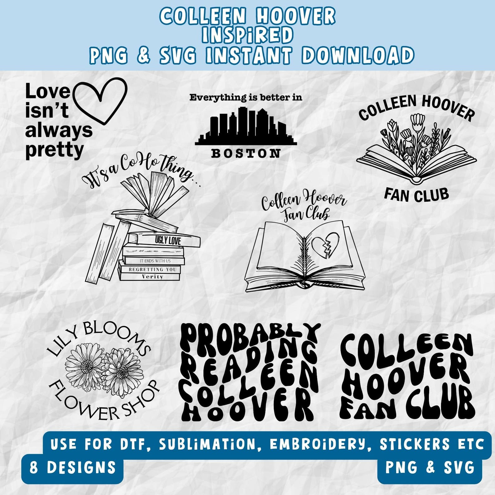 Coho Inspired PNG, Instant Download - It Ends With Us Colleen SVG ...