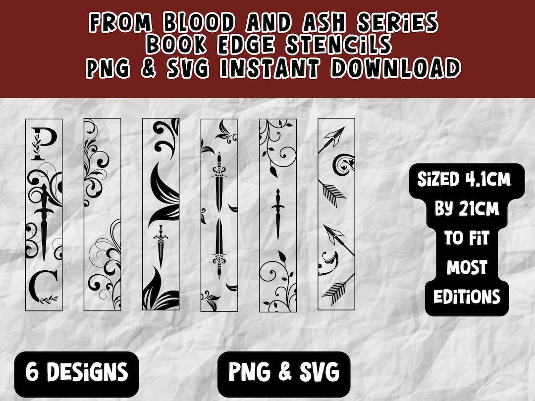 FBAA Stencil Edges Sprayed Edges Do It Yourself SVG and PNG Files, From ...