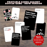 ACOTAR Guess Who? Digital Download Character Cards, Instant Print A ...