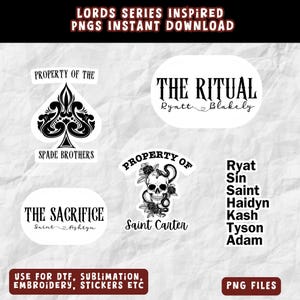 The Lords Series L.O.R.D.S the Ritual the Sinner the Sacrifice Inspired ...