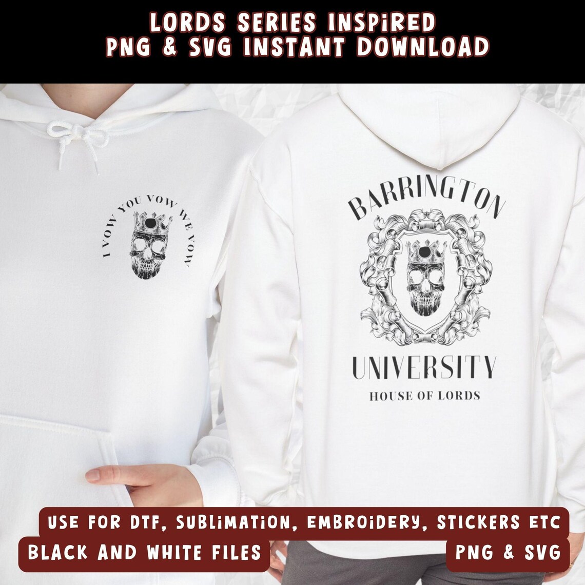 House of L.O.R.D.S. Barrington University SVG & PNG, Digital Download ...