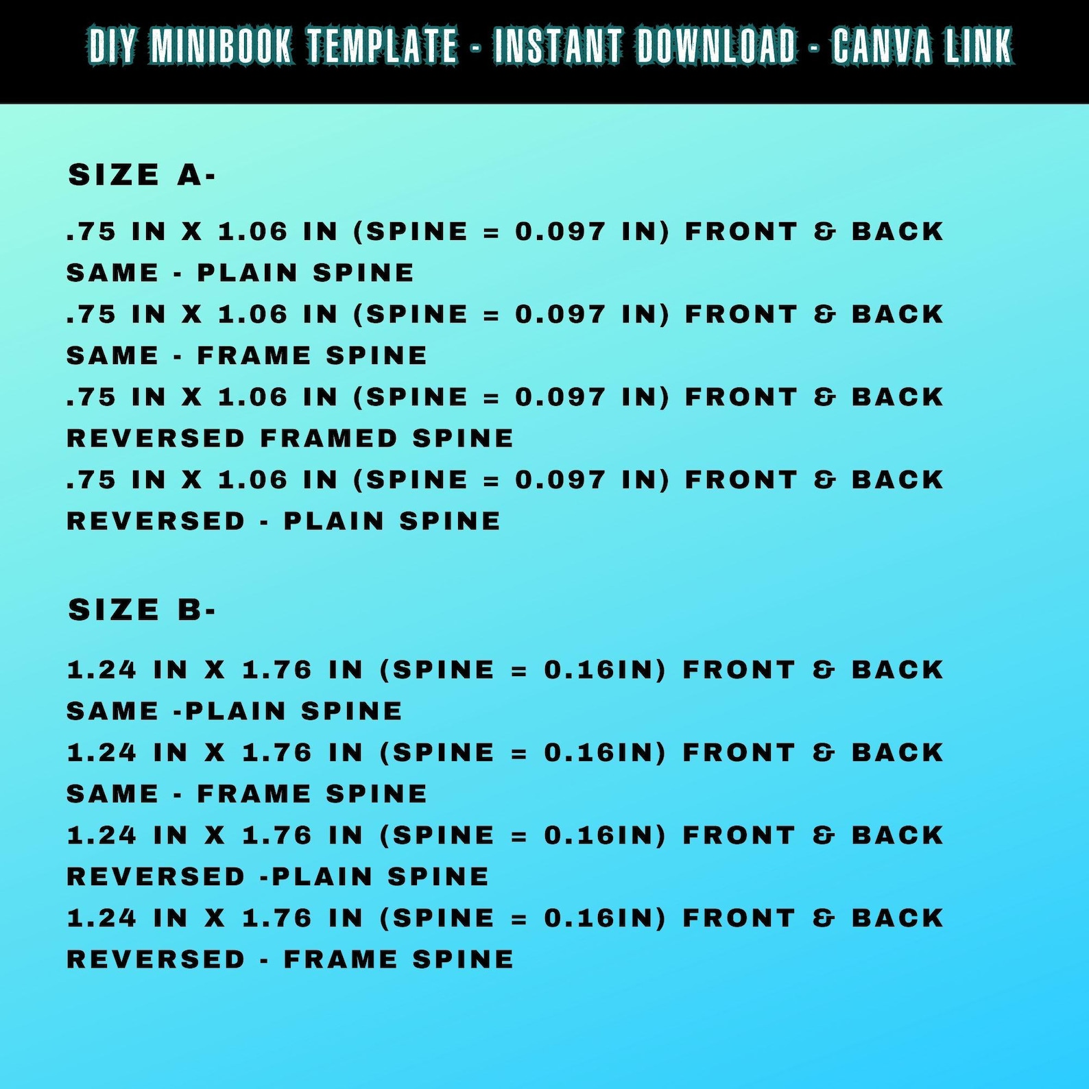 Mini Book Cover Templates, Miniature Books, Canva Editable Printable ...