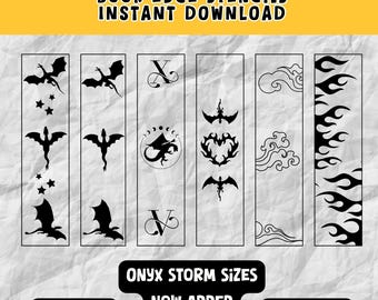 Fourth Wing Sprayed and Stenciled Edges - Etsy