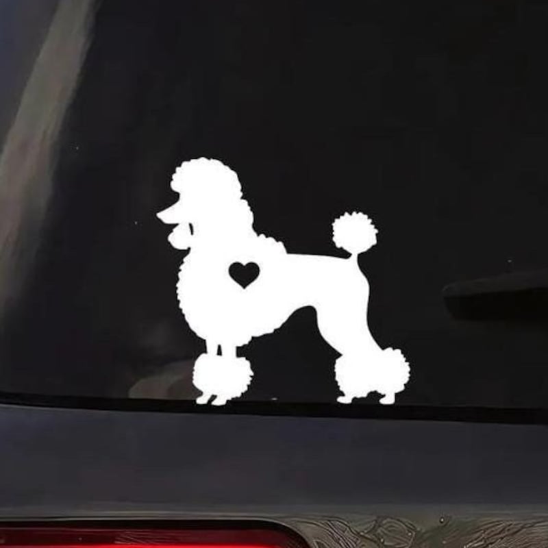 Poodle Decals - Etsy