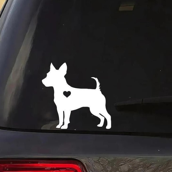 Chiweenie Decal - Etsy
