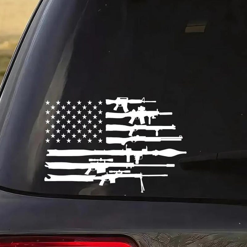 Firearms Vinyl Decals - Etsy