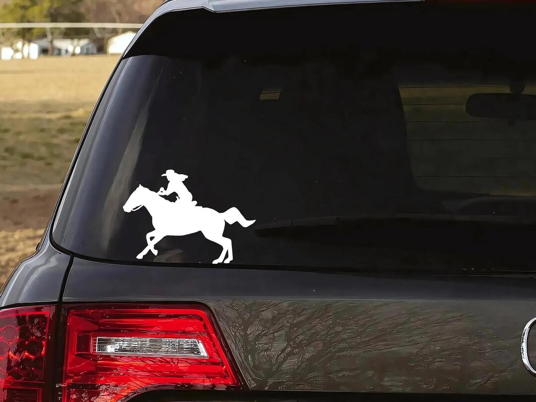 Show Horse Vinyl Decal | Barrel Racing Decal | Horse Sticker ...
