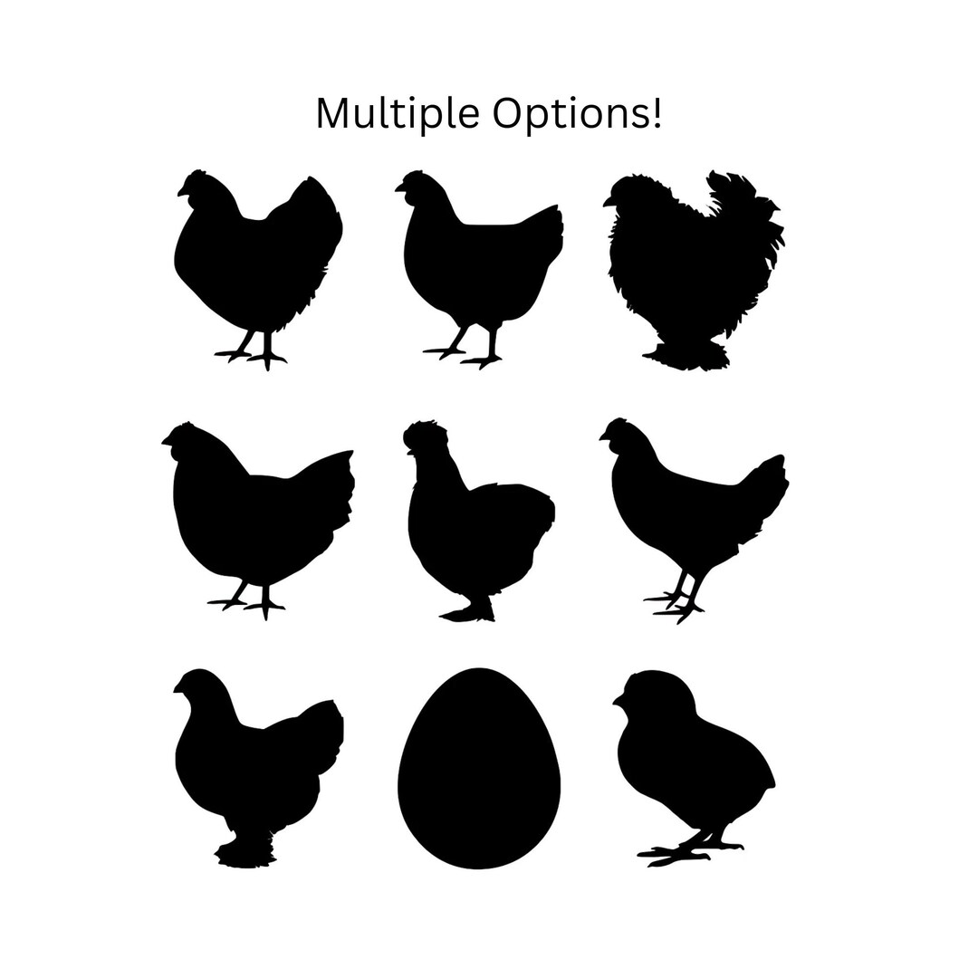 Chicken Decals | Multiple Options | Backyard Chickens Stickers ...