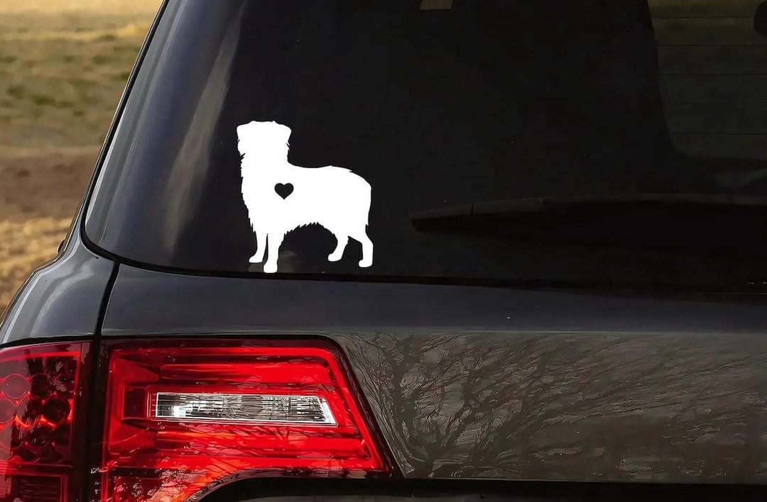 Australian Shepherd Silhouette Dog Decal | Aussie Vinyl Sticker ...