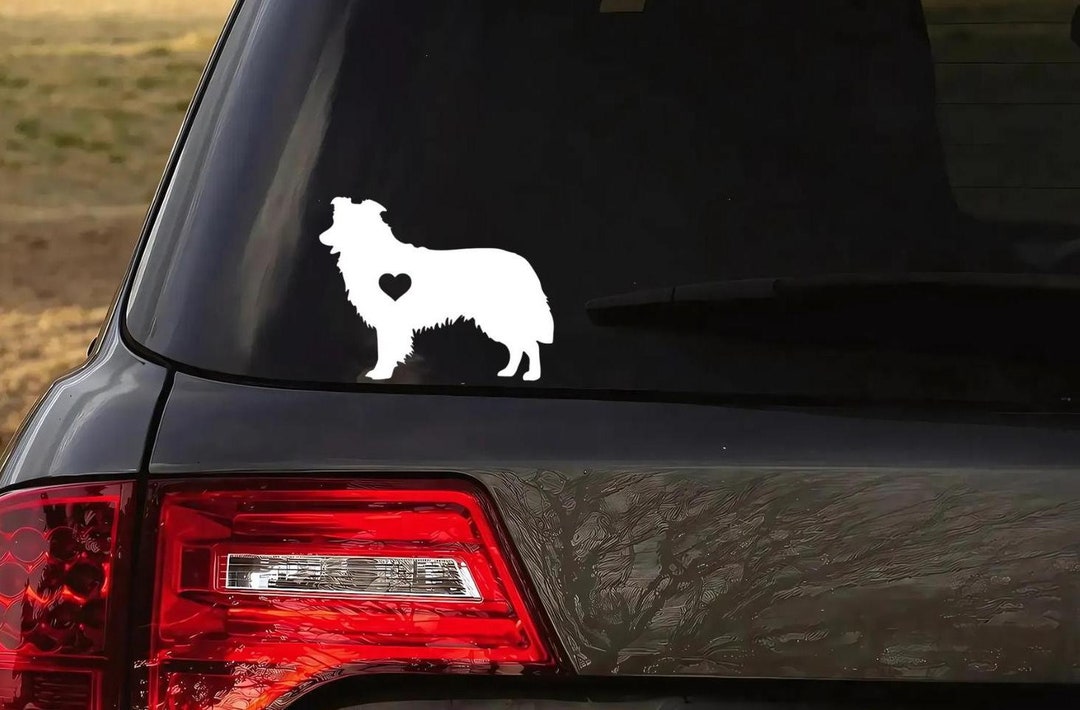 Border Collie Dog Decal for Cars, Tumblers and More | Border Collie ...