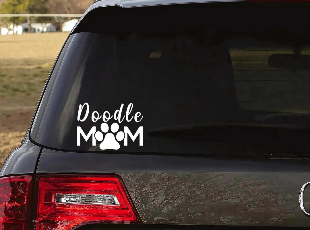 Doodle Mom Decal | Doodle Decal for Cars, Tumblers, Laptops, & More ...
