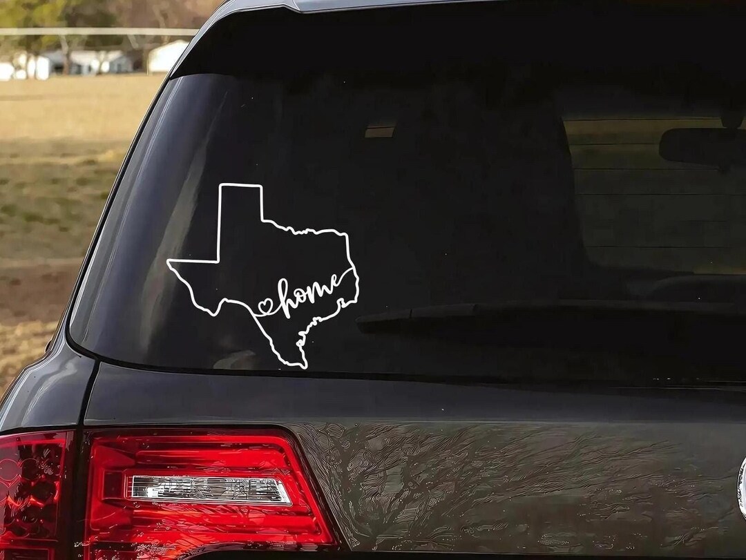 Texas Home State Decal | Multiple Designs | Texas Sticker | Texas State ...