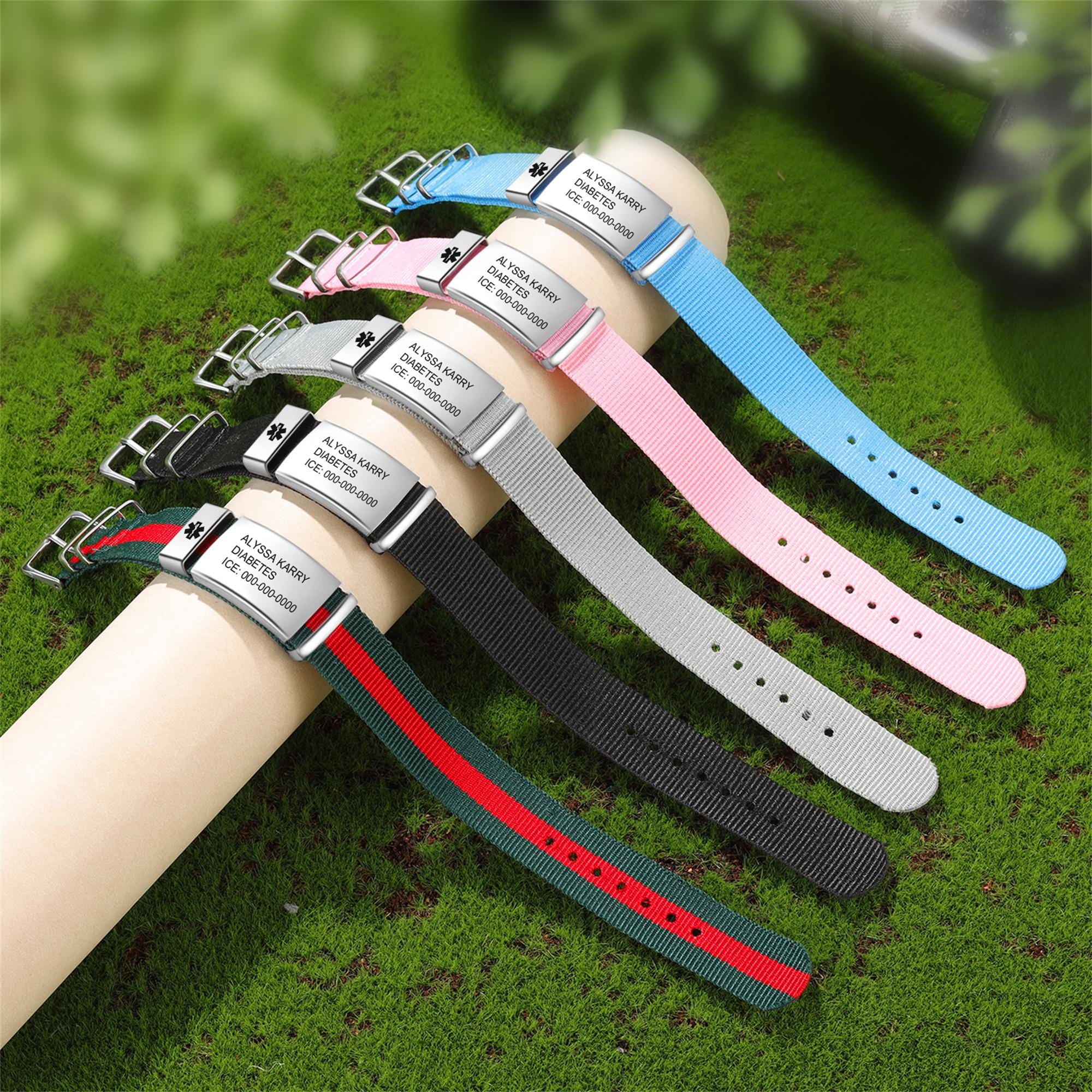 Personalized Medical Alert Bracelet, Custom Engraved Medical ID ...