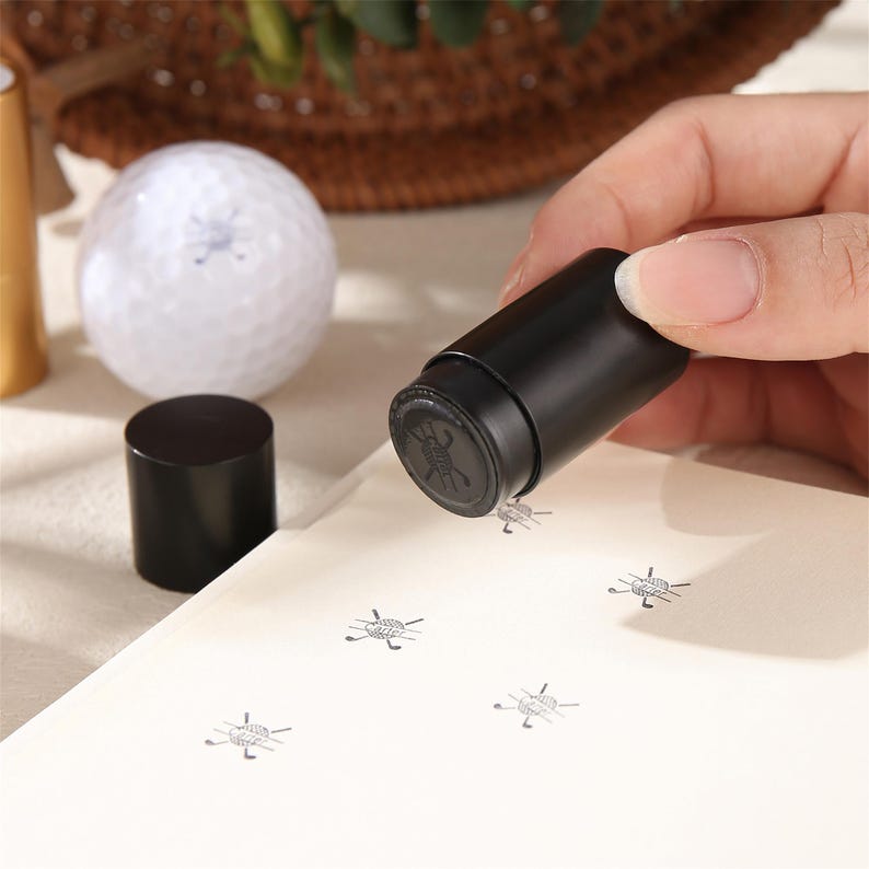 Personalized Name Golf Ball Stamp, Custom Monogrammed Golf Ball Marker ...