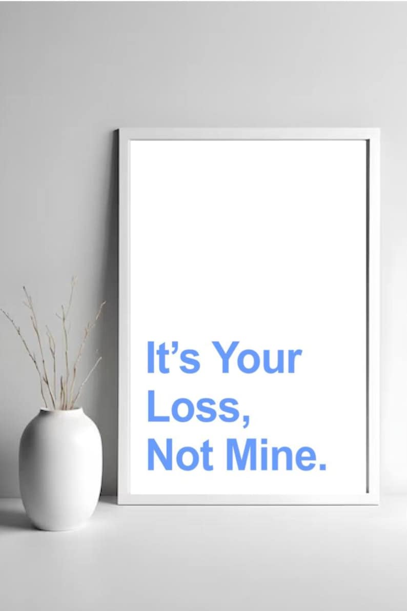 Blue Wall Art: Megan Moroney, it's Your Loss, Not Mine. Set of 3 - Etsy