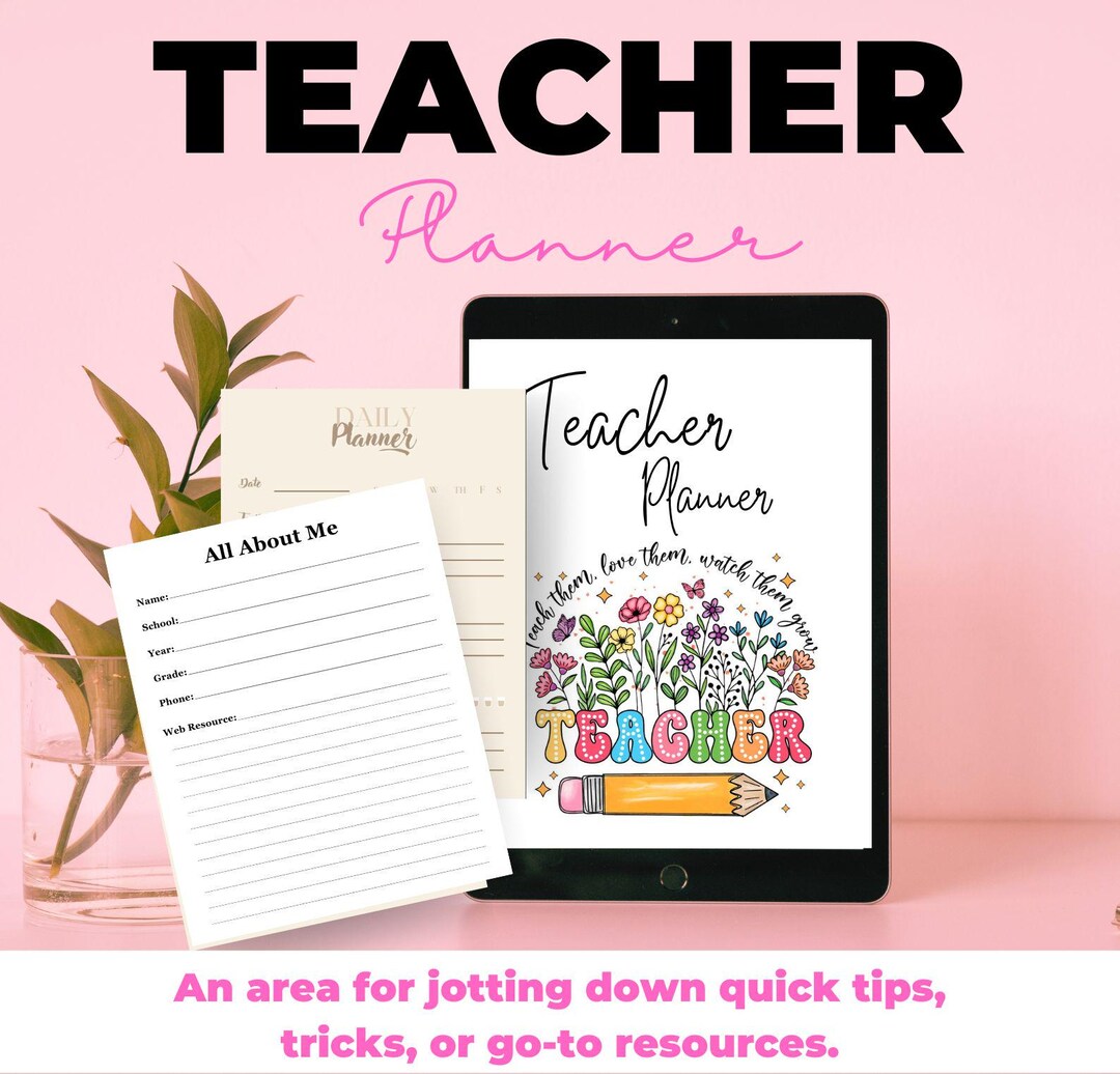 Teacher Planner,daily Lesson Planner,teacher Journal,lesson Planner ...