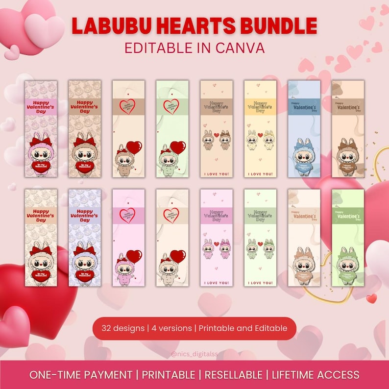 LABUBU HEARTS BUNDLE | Valentine’s Gifts | Valentine’s Cards | Couple ...