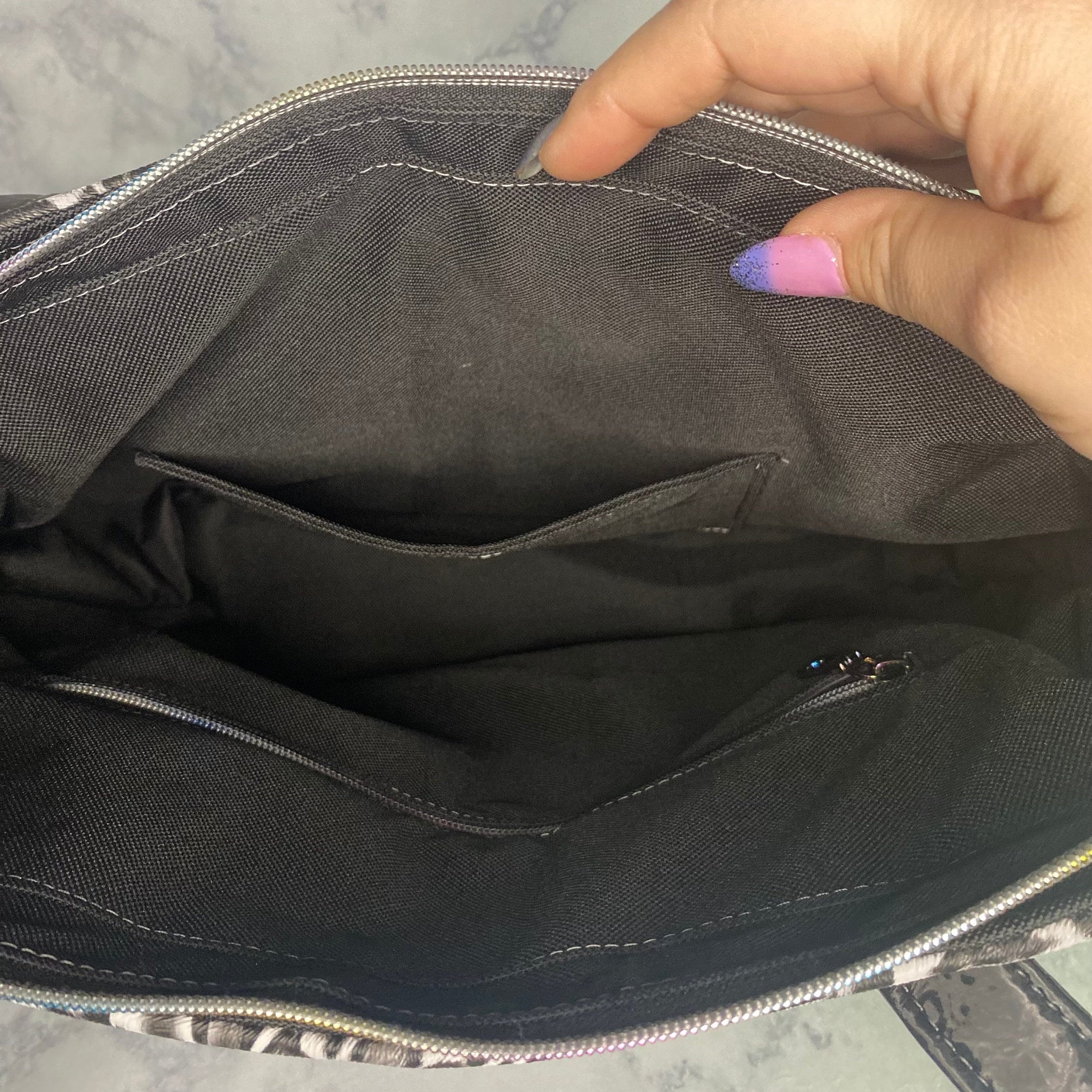 Custom Side Zipper Handbag Tote - Etsy