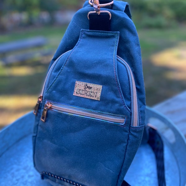 Canvas Sling Bag - Etsy