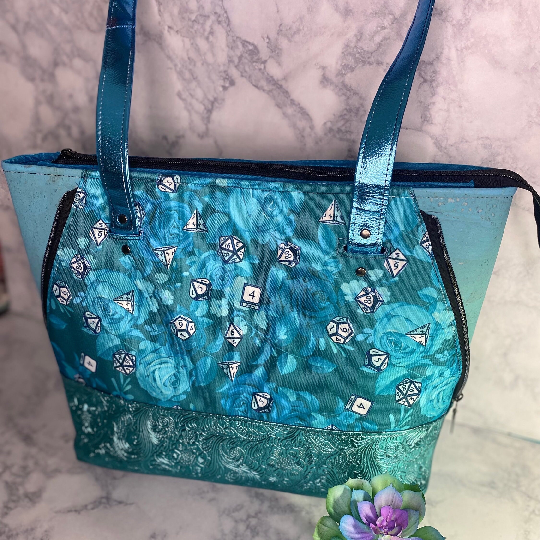 Custom Side Zipper Handbag Tote - Etsy