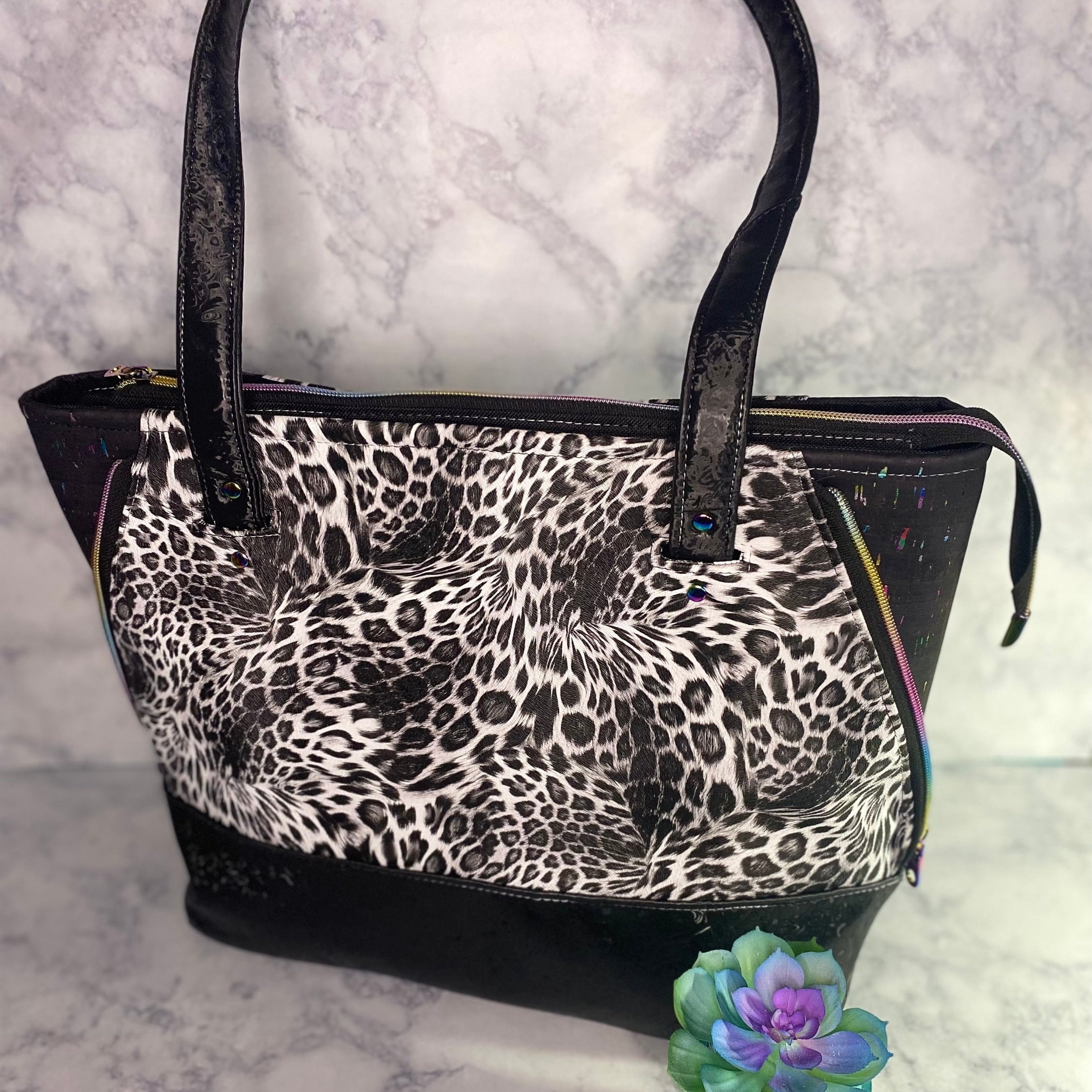 Custom Side Zipper Handbag Tote - Etsy