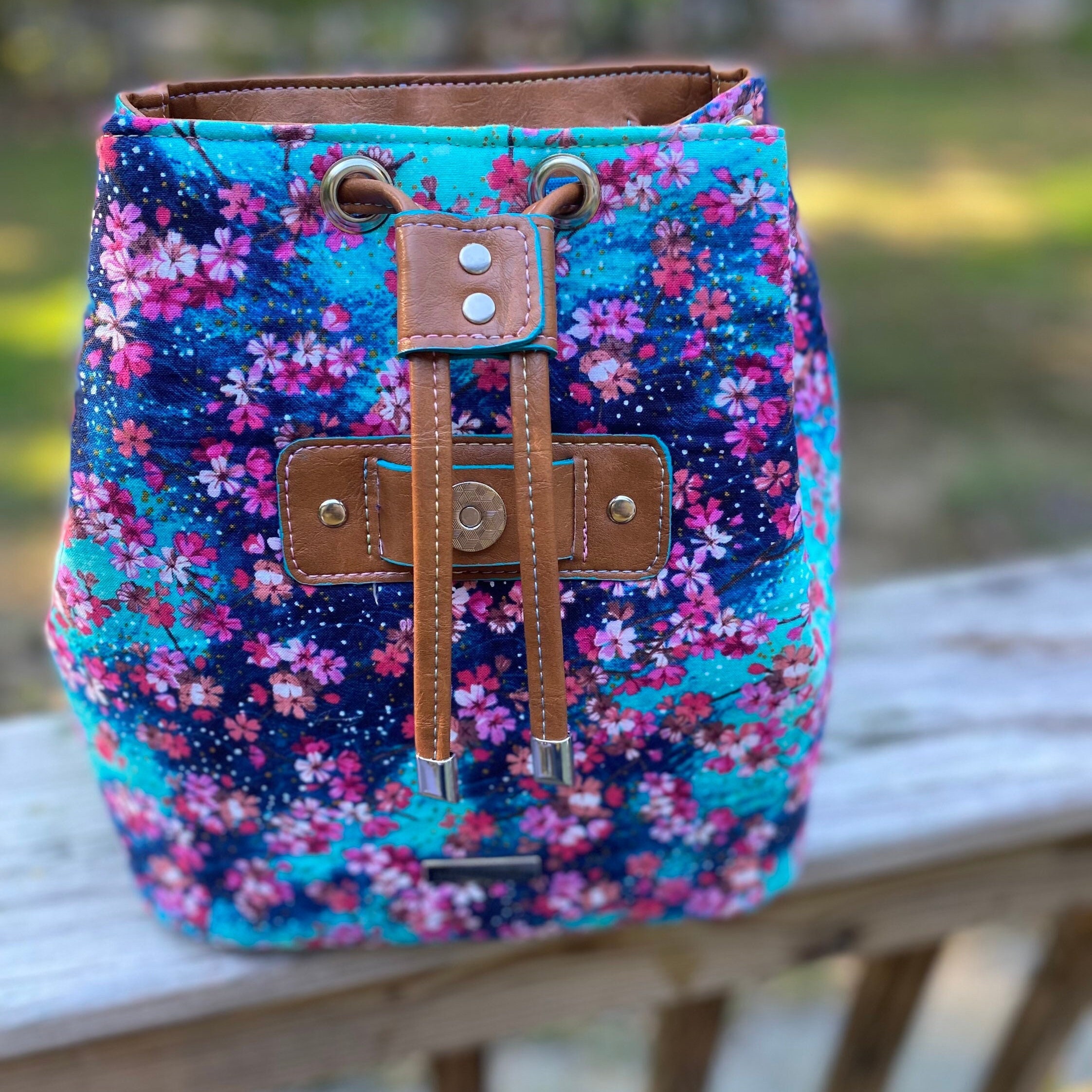 Sakura Flower Themed Backpack - Etsy