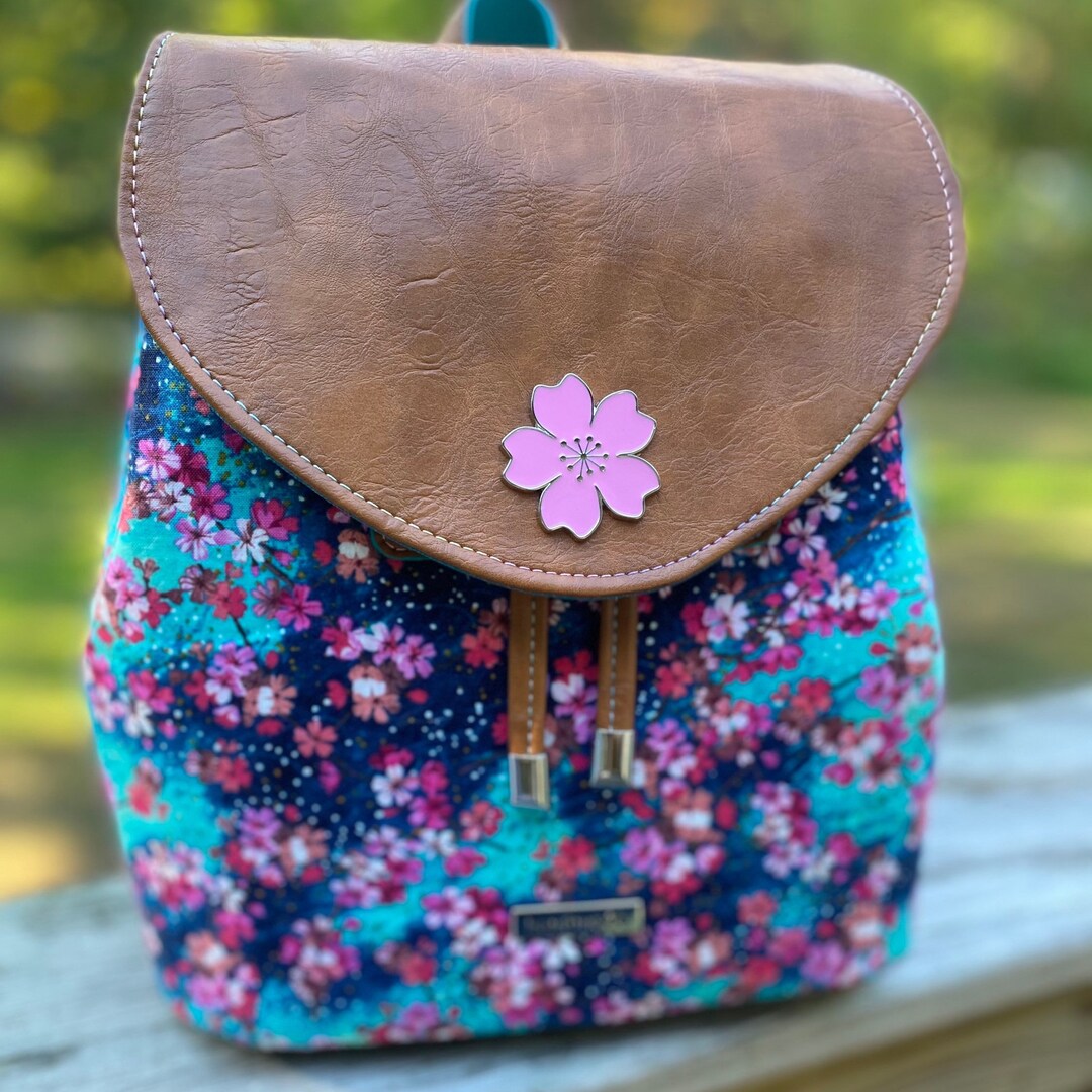 Sakura Flower Themed Backpack - Etsy