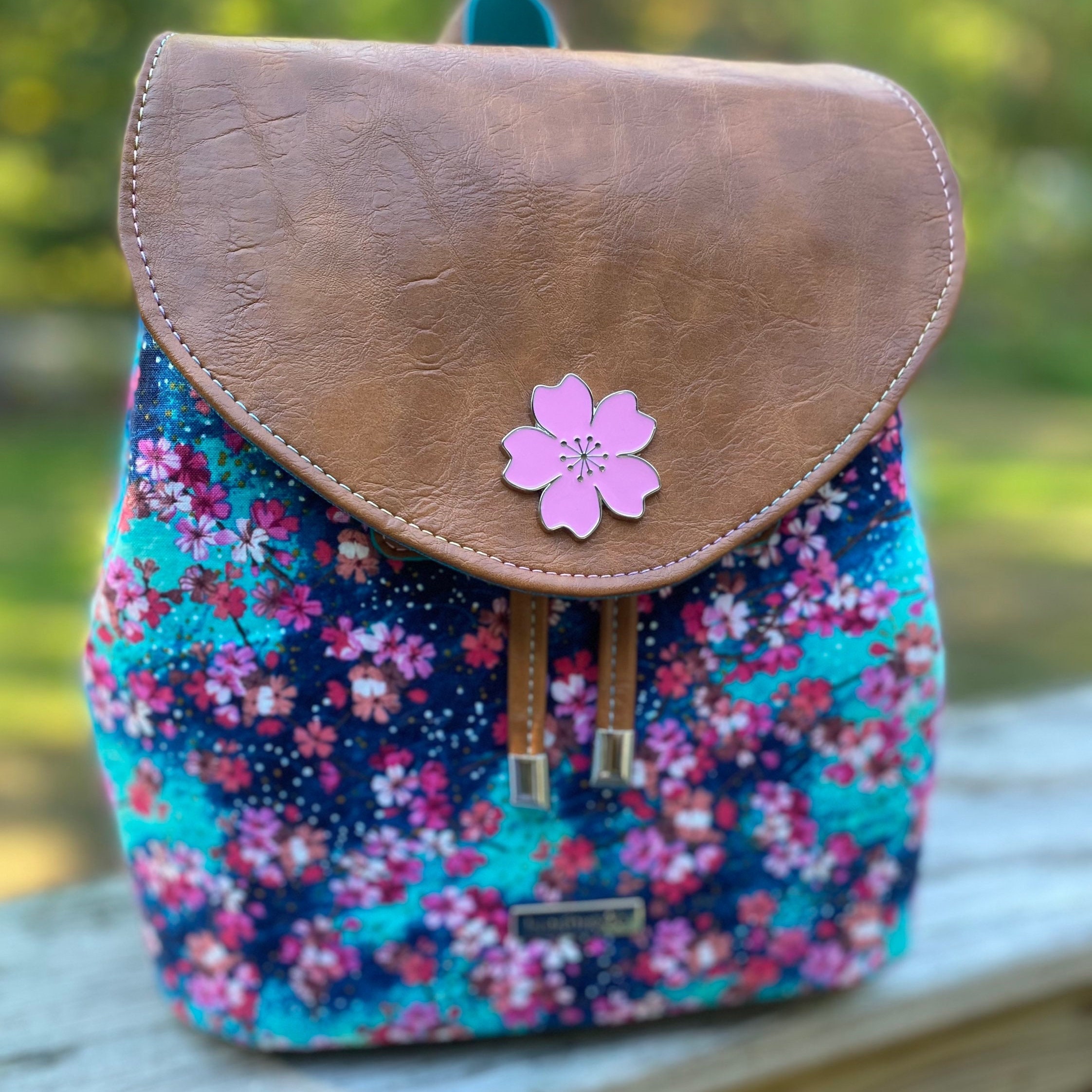 Sakura Flower Themed Backpack - Etsy