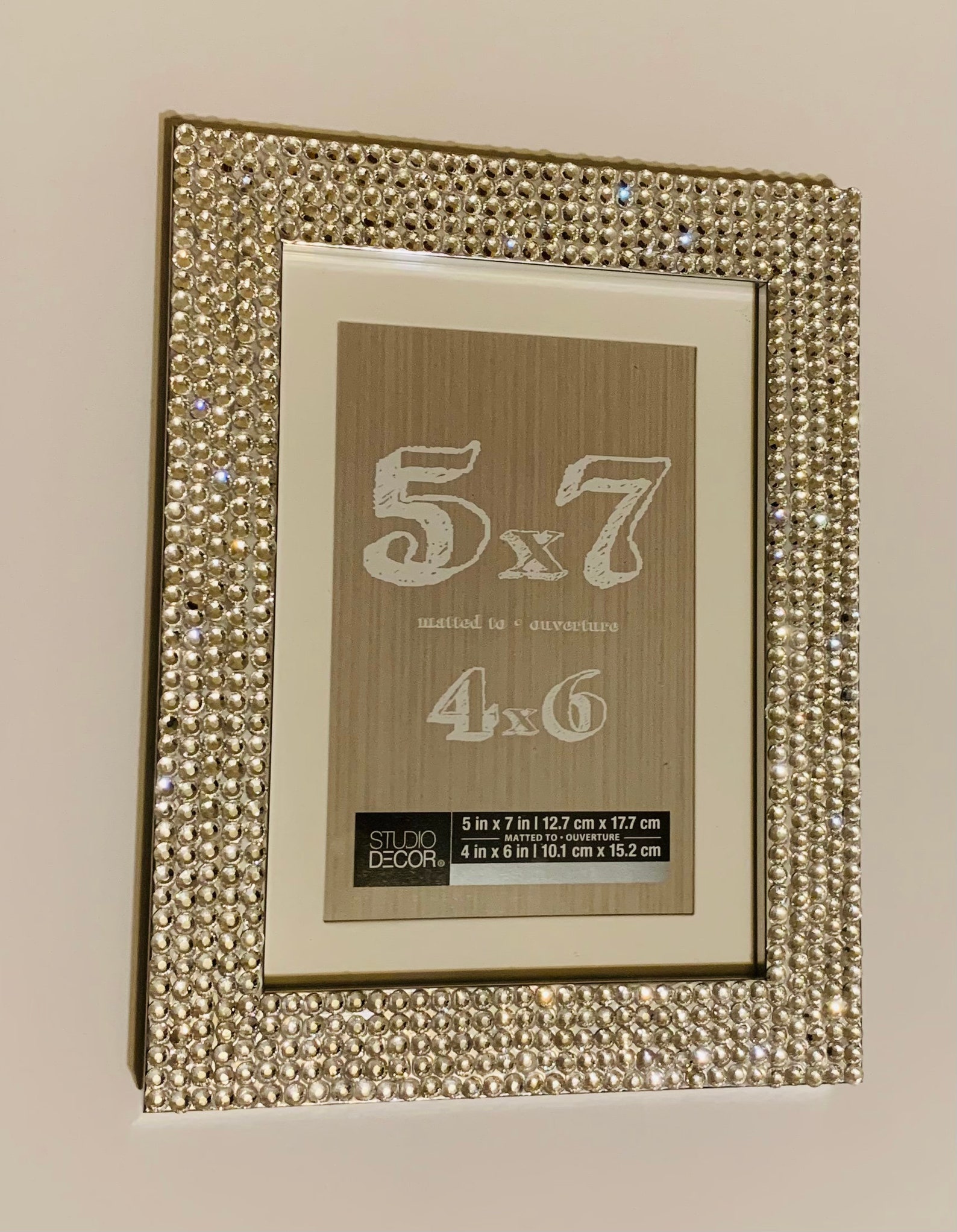 Rhinestone Picture Frame Free Shipping - Etsy