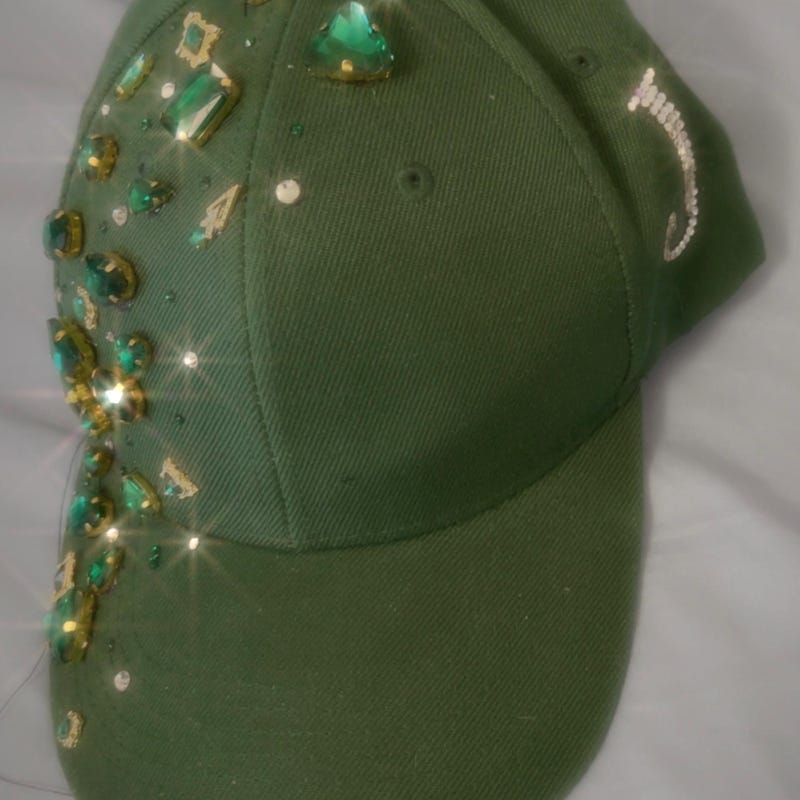Rhinestone Baseball Hat - Etsy