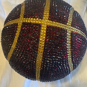 Personalized Rhinestone Basketball: Custom Team Colors - Etsy