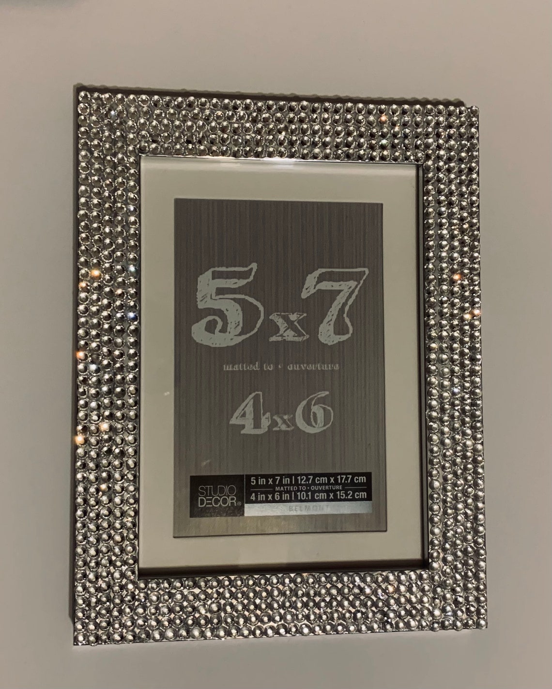 Rhinestone Picture Frame Free Shipping - Etsy