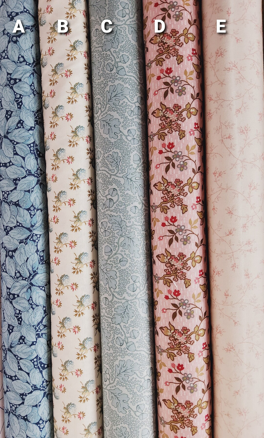 Super Bloom Fabric Fat Quarter: Shabby Chic Romantic Floral Cotton - Etsy