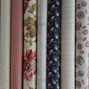 Super Bloom Fabric Fat Quarter: Shabby Chic Romantic Floral Cotton - Etsy
