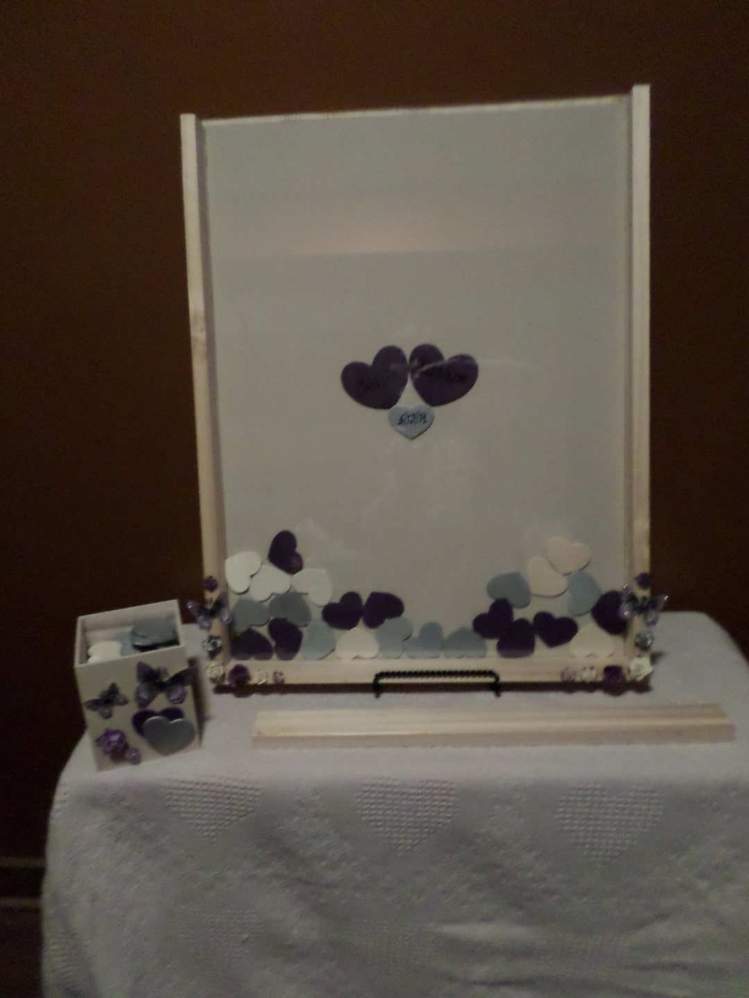 Wedding Wooden Guest Book Drop Box - Etsy