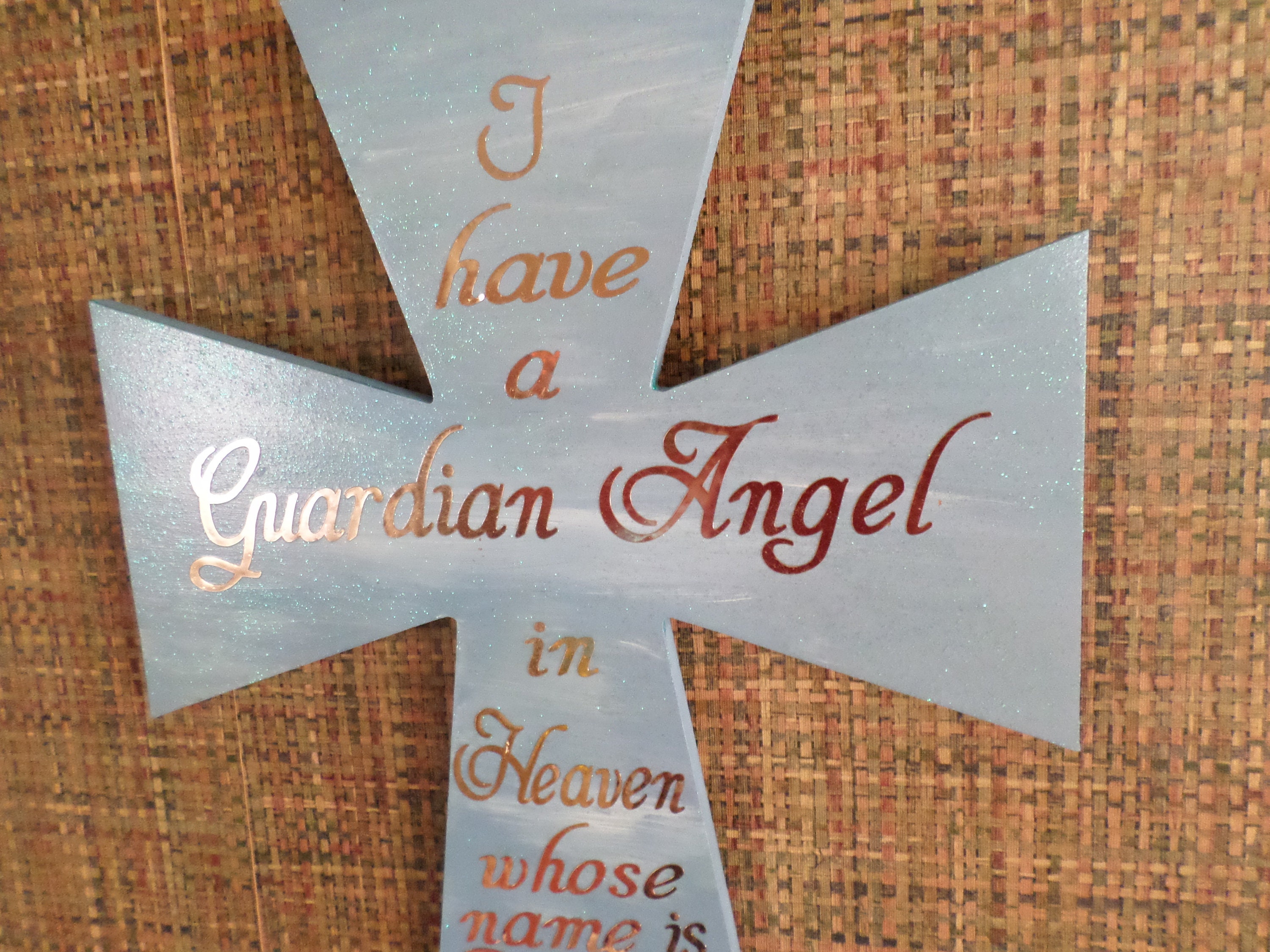Guardian Angel Cross Memorial Cross Dad Cross Mom Cross - Etsy