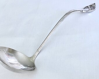 5 Cocktail Forks in Nenuphar Pattern by American Silver Co, Art Nouveau ...